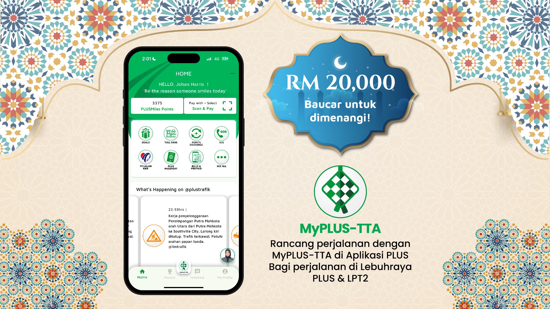 RANCANG PERJALANAN PULANG KE IBU KOTA SELEPAS AIDILFITRI DENGAN MYPLUS-TTA DAN BERPELUANG ...